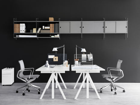 Height Adjustable Work Desk by String · Really Well Made