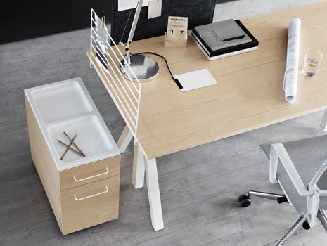 Height Adjustable Work Desk by String · Really Well Made