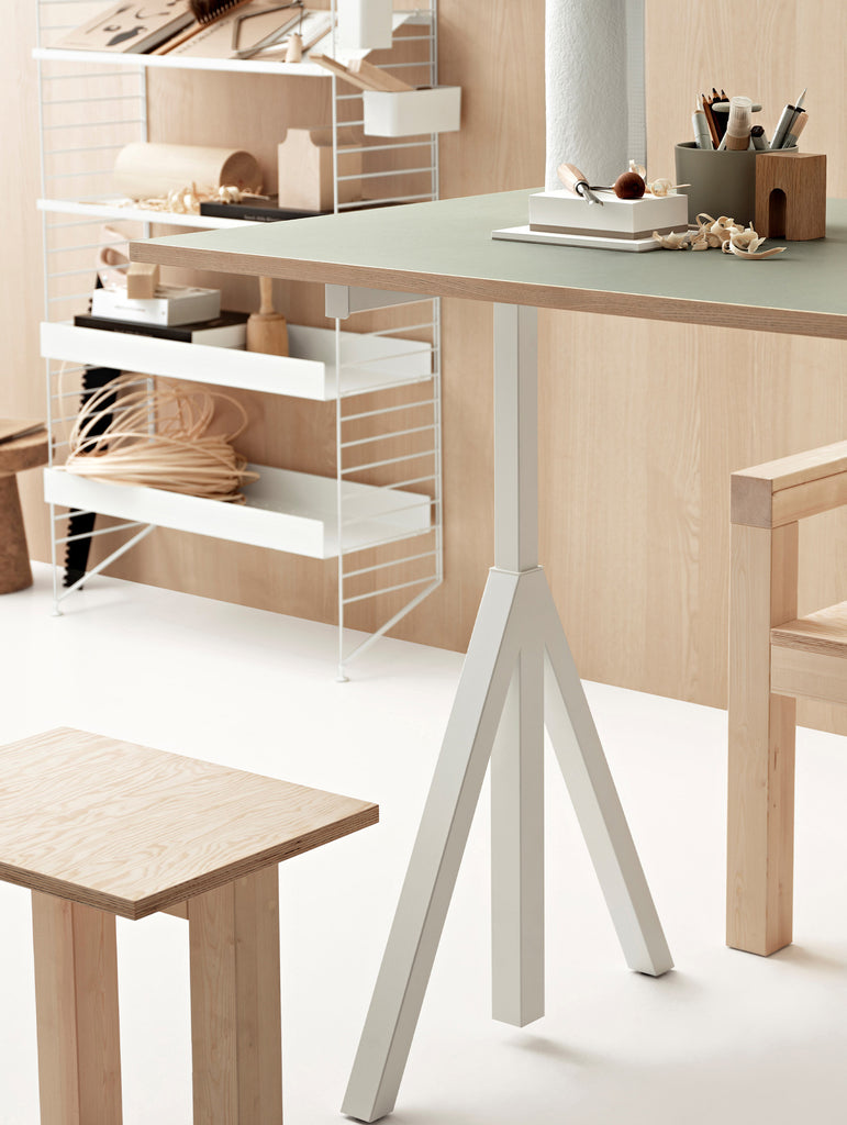 Height Adjustable Work Desk by String · Really Well Made