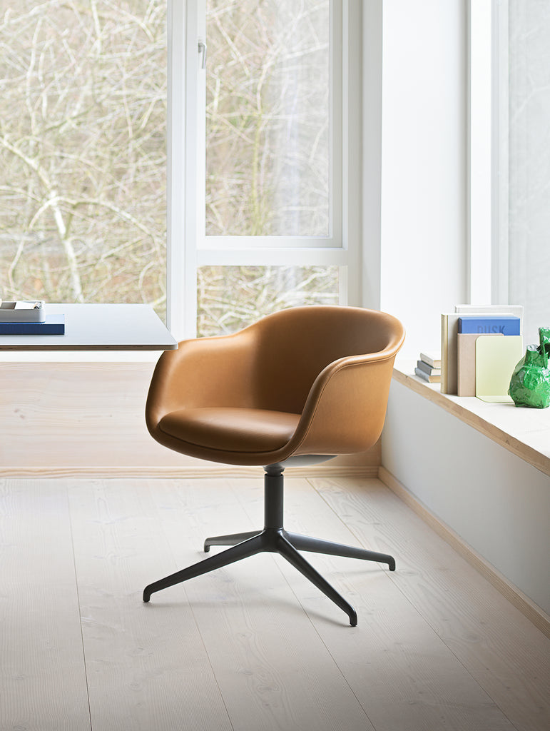 Fiber Conference Armchair with Swivel Base by Muuto · Really Well Made